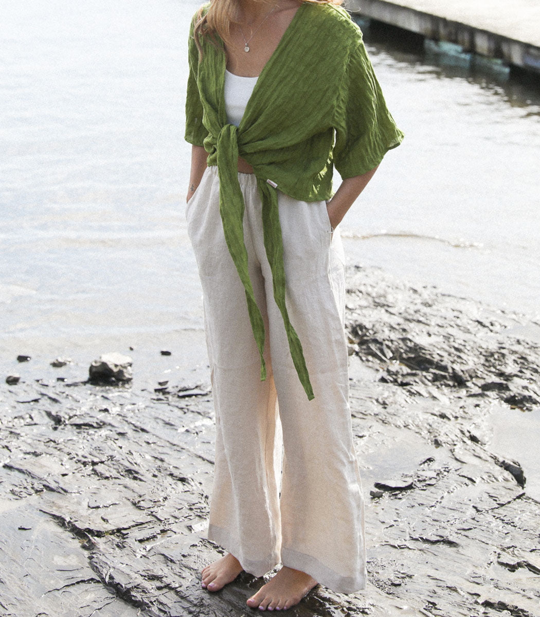 Linen pants | ANGELI - WHEAT